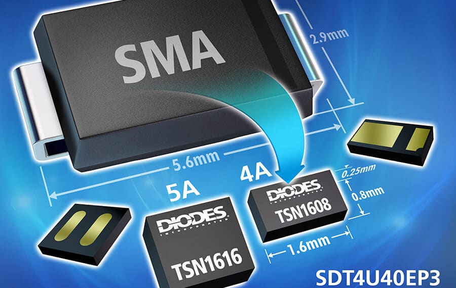 Diodes Introduces Space-Saving Schottky Rectifiers in Ultra-Compact Chip Scale Packages ...