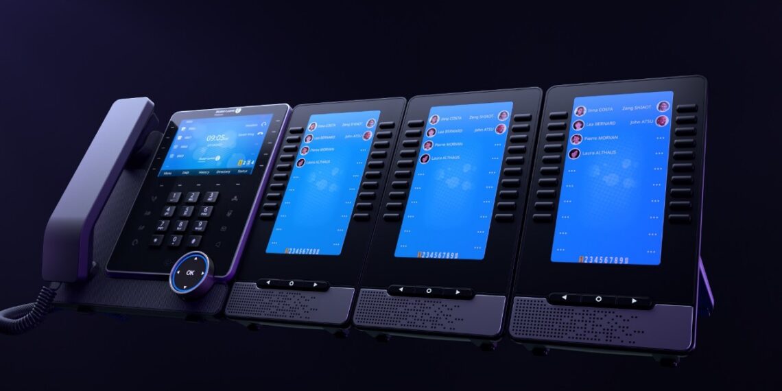 ALE’s New High-End 5-Inch IPS SIP DeskPhone is Loaded with Built-in 2.5 ...