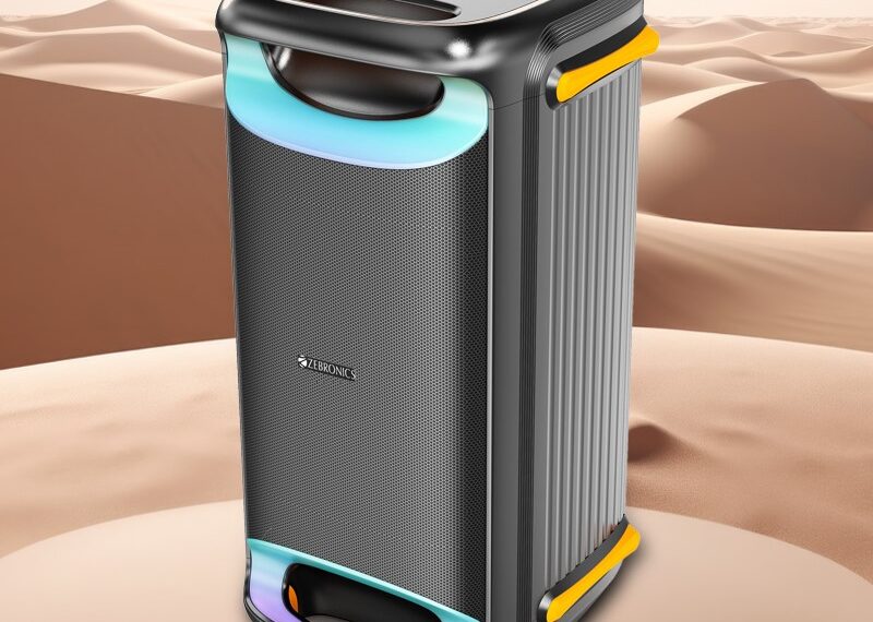 Zebronics Unveils Zeb-Roxor, First Indian DJ Speaker with Dolby Audio ...