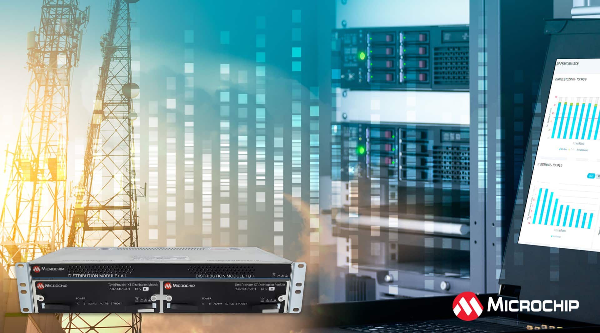 Microchip Unveils TimeProvider XT for 5G Network Synchronization